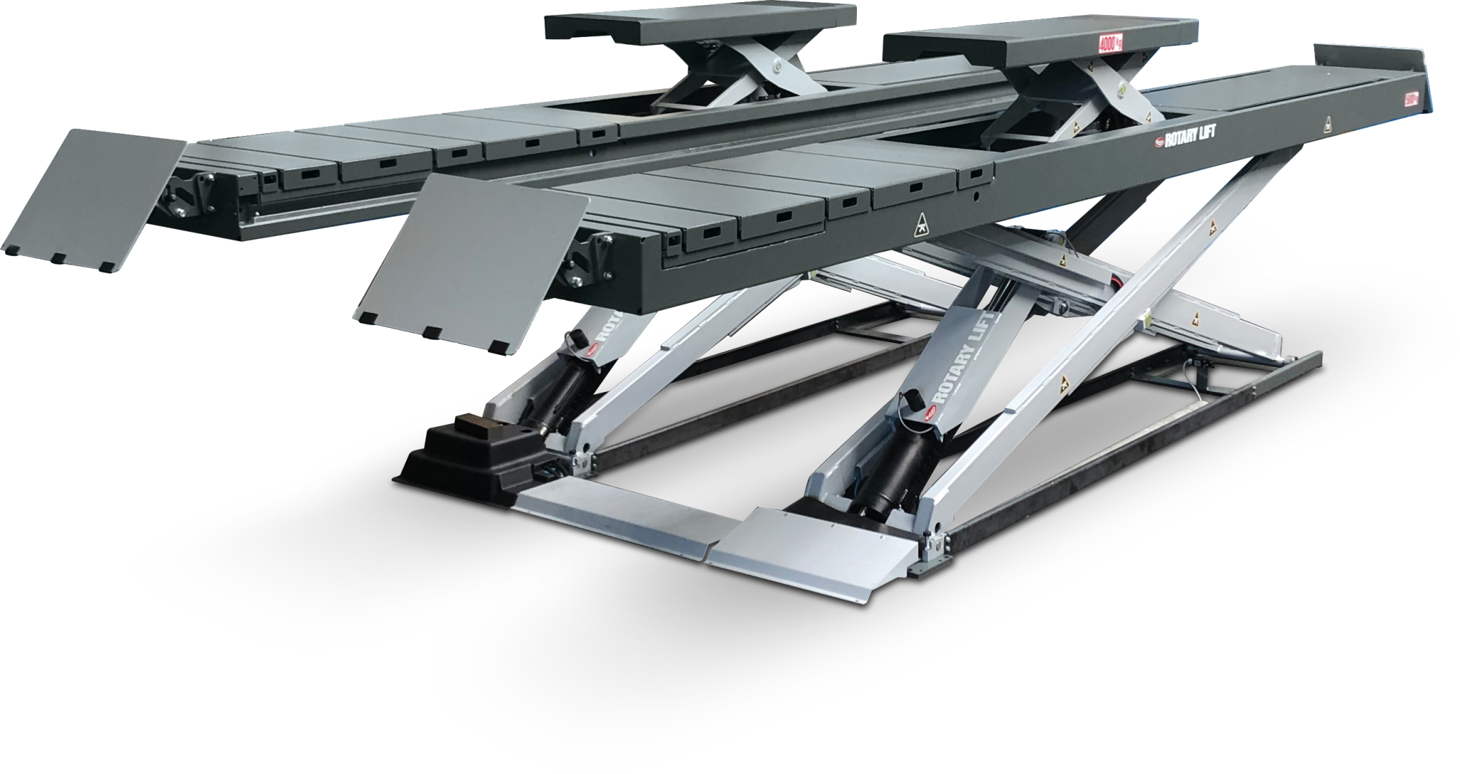 Scheren-Hebebühnen Rotary S50 mit Radfreiheber
